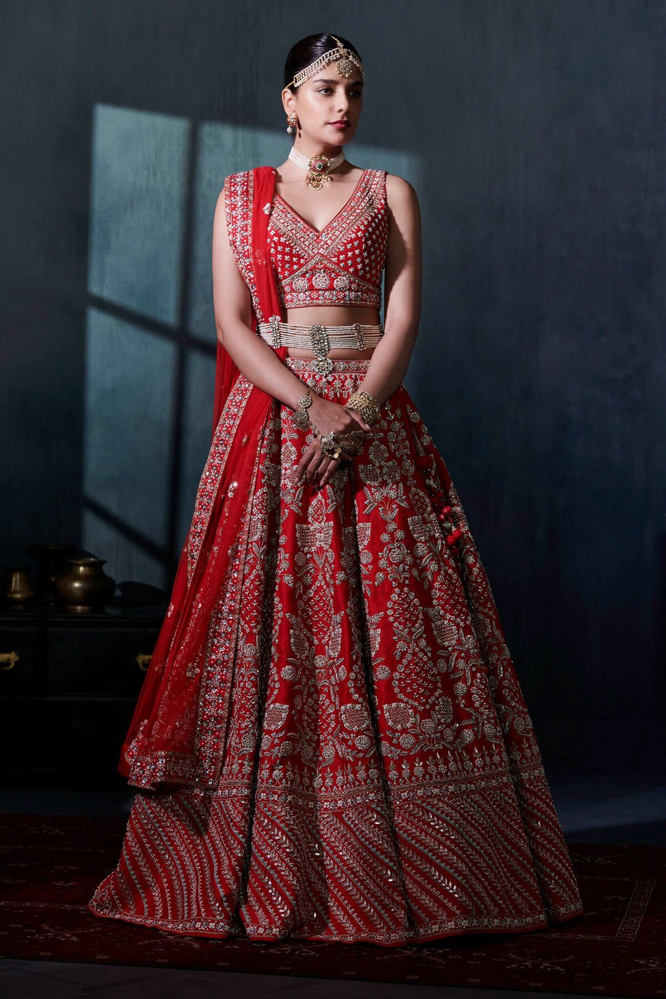 31 Royal Red Bridal Lehenga Designs Of The Year
